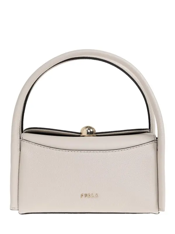 Furla Handbag With Rigid Handles - Grey