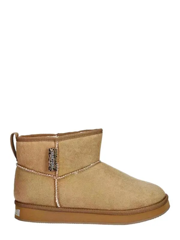 Just Cavalli Pull-tab Ankle Boots - Neutrals
