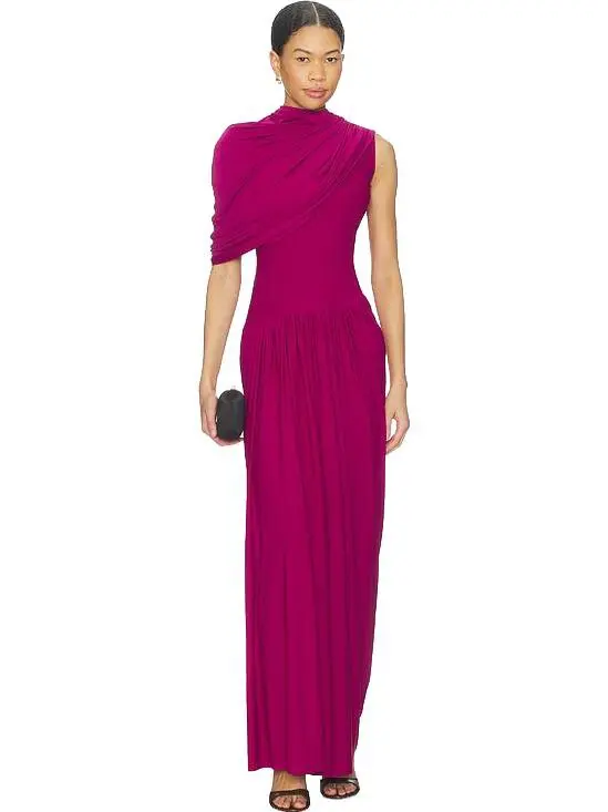 DEME BY GABRIELLA Bloom Dress - Dark Pink