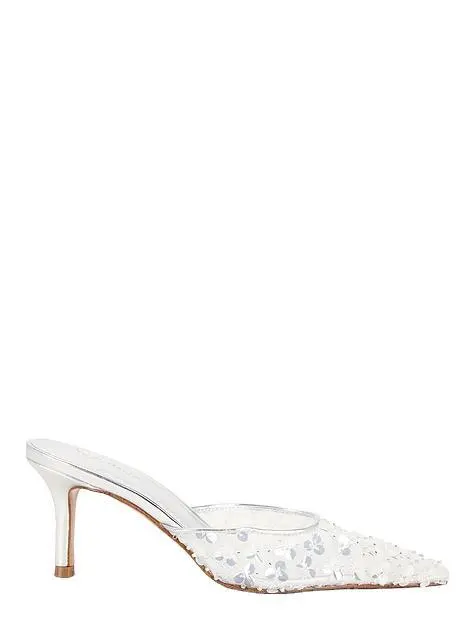 Steve Madden Alexi Embellished Pumps - Silver