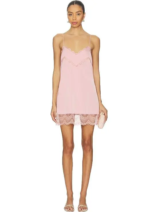 MORE TO COME Elkin Mini Dress - Dusty Pink