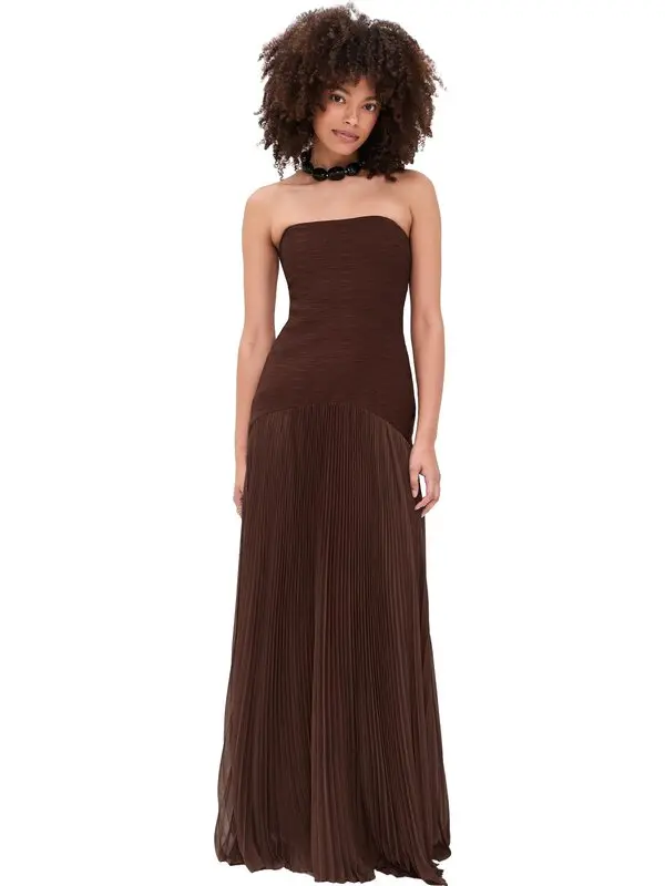 Alexis Sunniva Dress - Brown