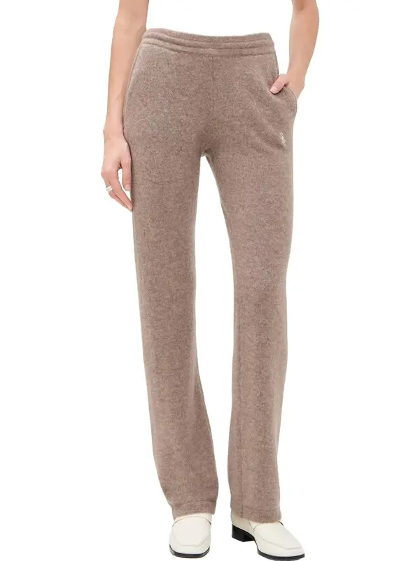 SPORTY & RICH Src Cashmere Trousers - Tapioca