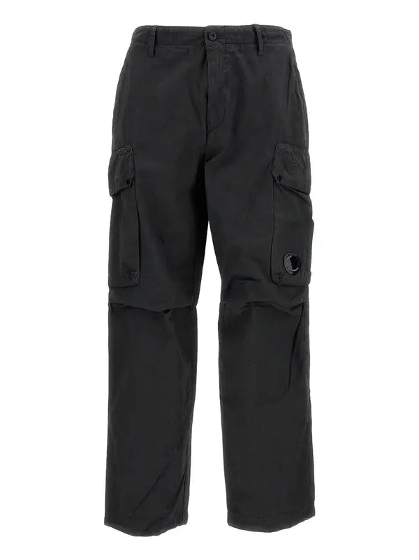 C.P. COMPANY Boxy Cargo Pants With Micro-reps Lens - Grey