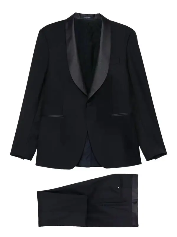 Tagliatore Shawl-lapel Tuxedo Suit - Blue