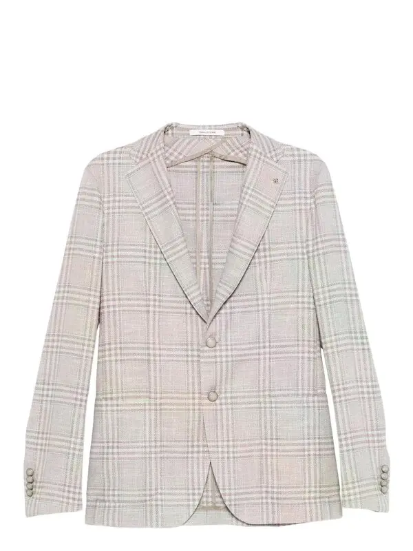 Tagliatore Checked Blazer - Neutrals