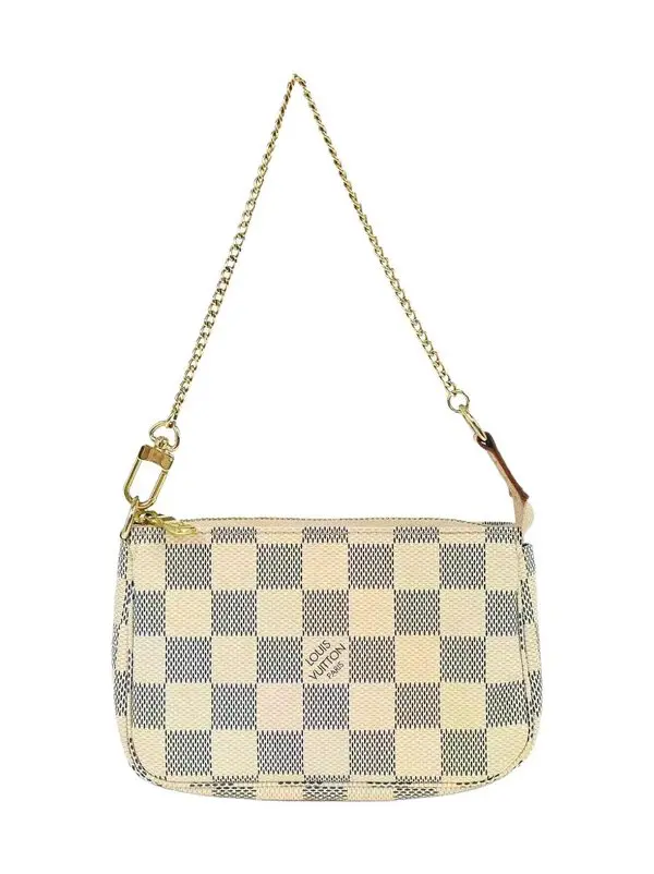 LOUIS VUITTON 2007 Damier Mini Pochette Accessoires - Neutrals