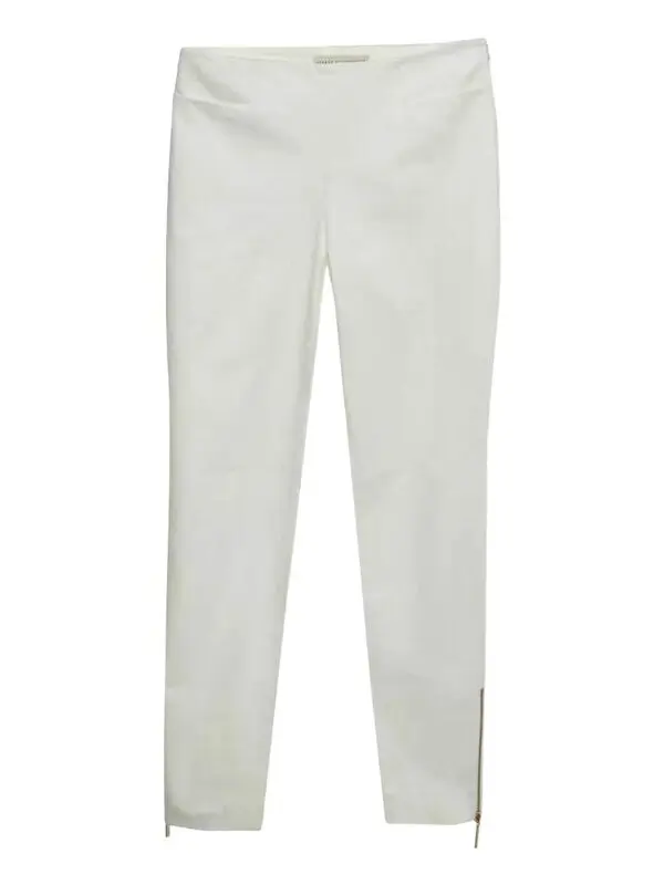 Emilio Pucci High-waisted Gabardine Trousers - White