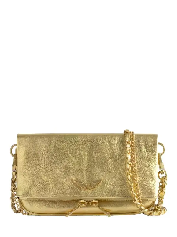 Zadig&Voltaire Leather Crossbody Bag - Gold