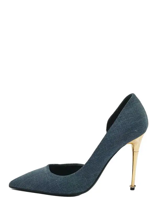 TOM FORD D'orsay Pointed-toe Pumps - Blue