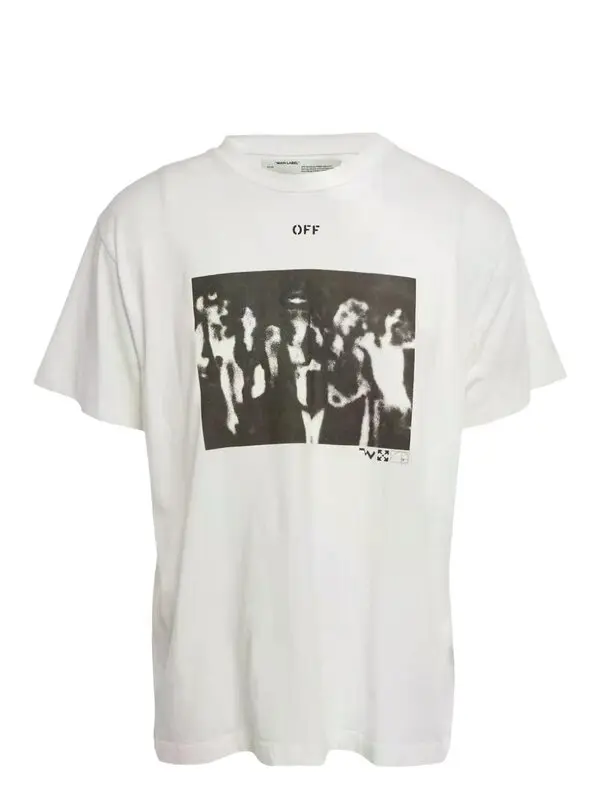 Off-White Graphic-print Cotton T-shirt - White
