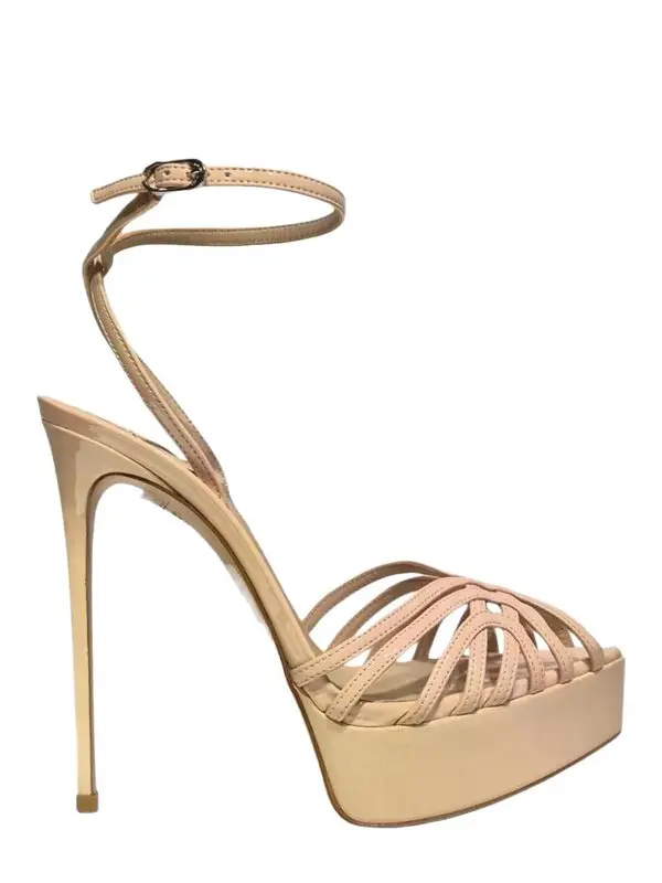 LE SILLA Caged Platform Sandals - Neutrals