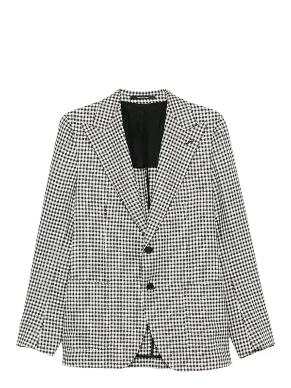 Tagliatore Single-breasted Blazer - White