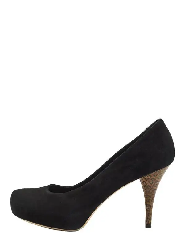 Fendi Suede Pumps - Black