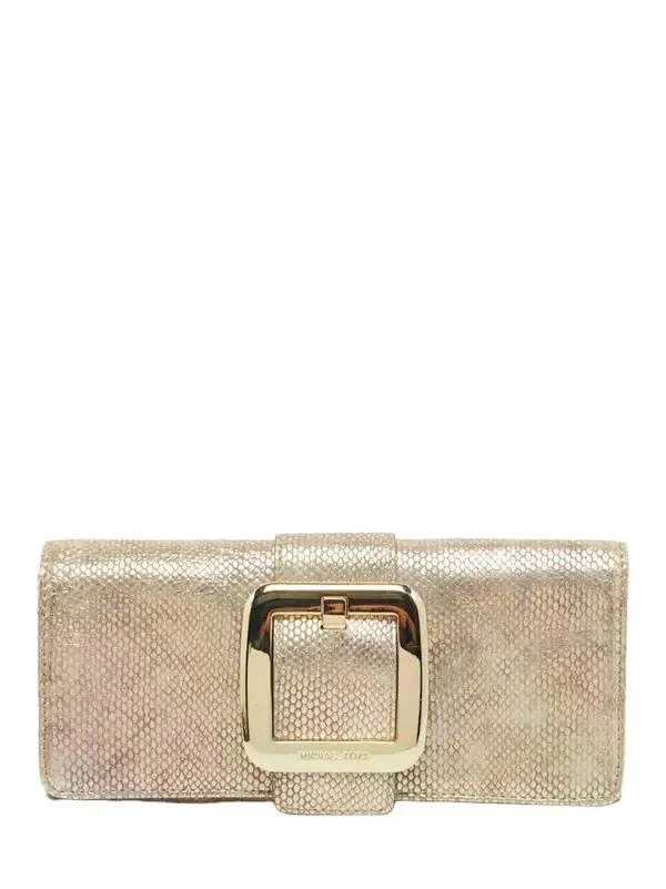 Michael Kors Large Sutton Clutch Bag - Gold