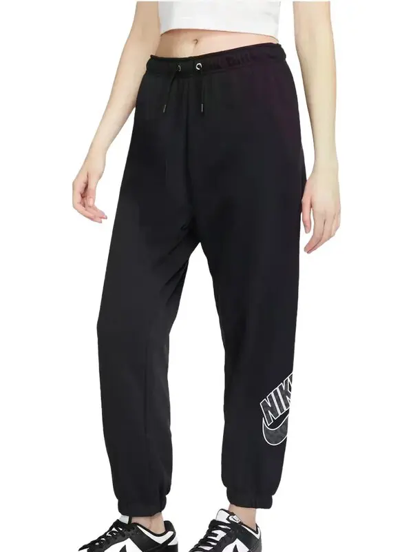 Nike Drawstring Track Pants - Black
