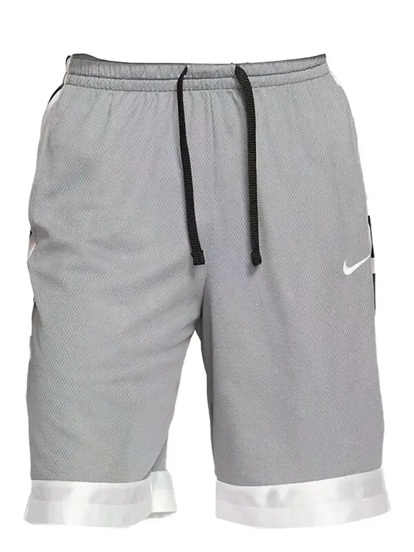 Nike Stripe-detail Basketball Shorts - Grey