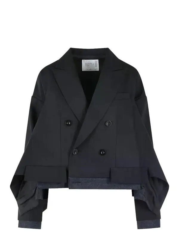 Sacai Layered Blazer - Black