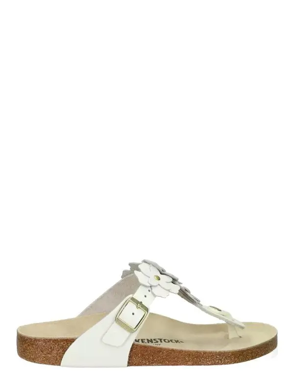 BIRKENSTOCK Gizeh Flower Sandals - White