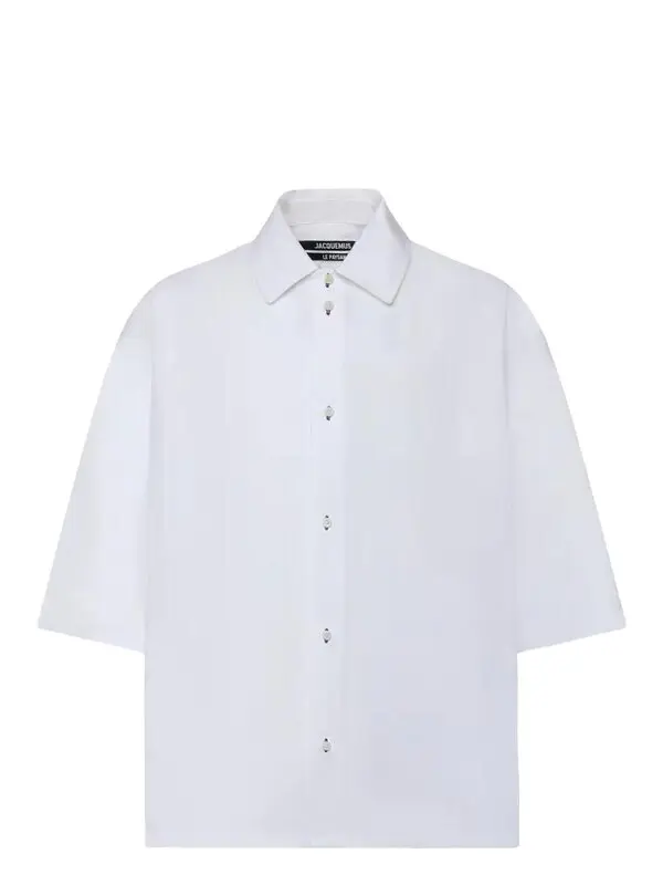 Jacquemus The Triangle Button-up Shirt - White
