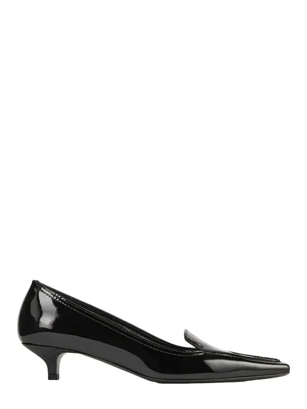 TOTEME Patent Loafer Pumps - Black