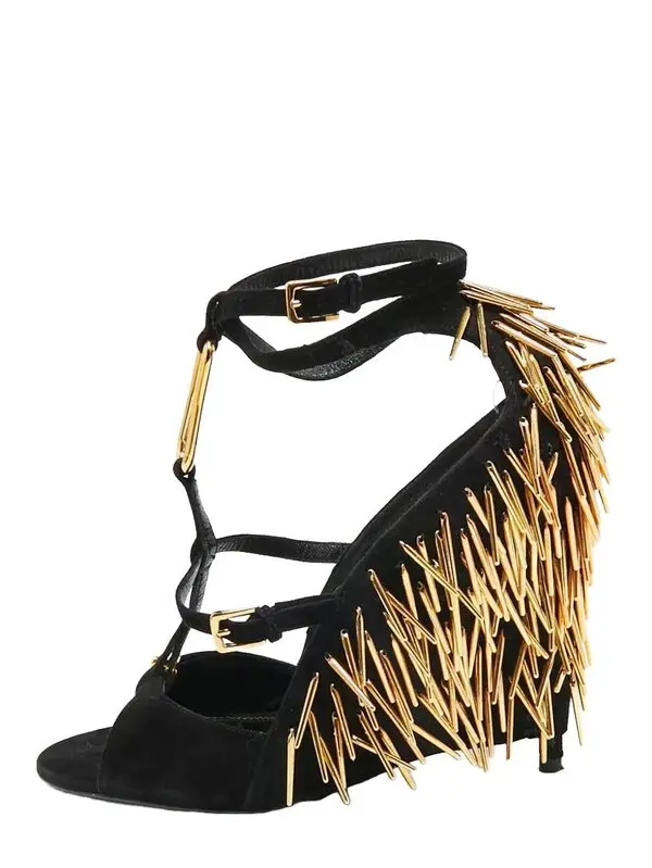 TOM FORD Suede Sandals - Black