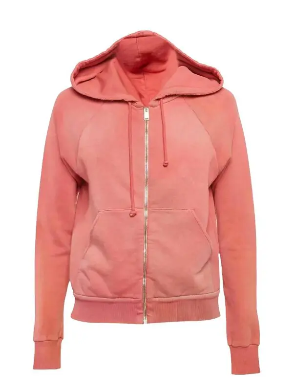 Saint Laurent Cotton Hoodie - Pink