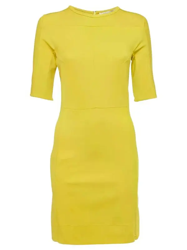 Diane Von Furstenberg Oka Sheath Midi Dress - Yellow