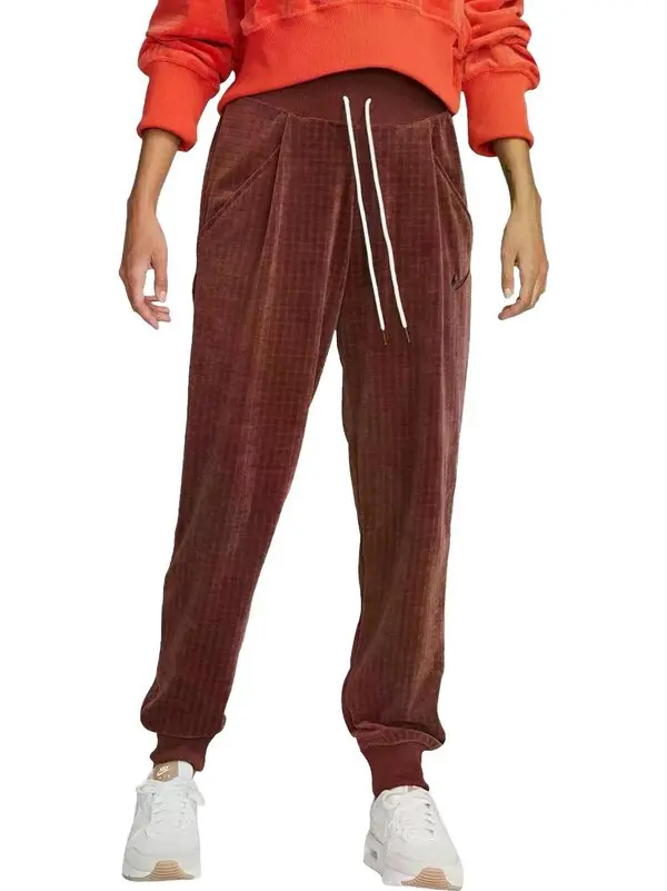 Nike High-waisted Track Pants - Brown