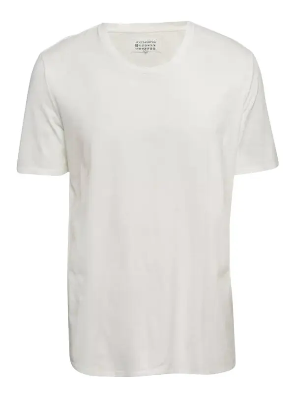 Maison Martin Margiela Crew-neck Short-sleeve T-shirt - White