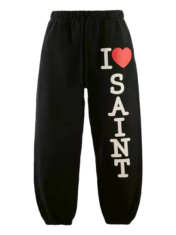 SAINT MXXXXXX I Love Saint Track Pants - Black