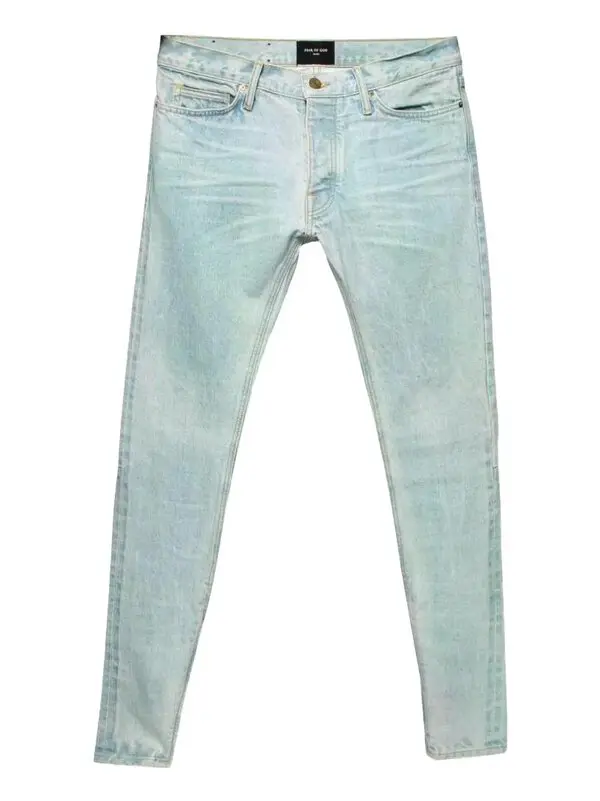 Fear Of God 2024 Distressed-effect Jeans - Blue