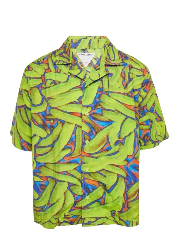 Bottega Veneta Print Short-sleeve Shirt - Green