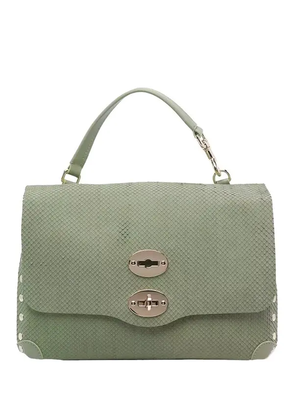 ZANELLATO Amoretto Postina Leather Shoulder Bag - Green