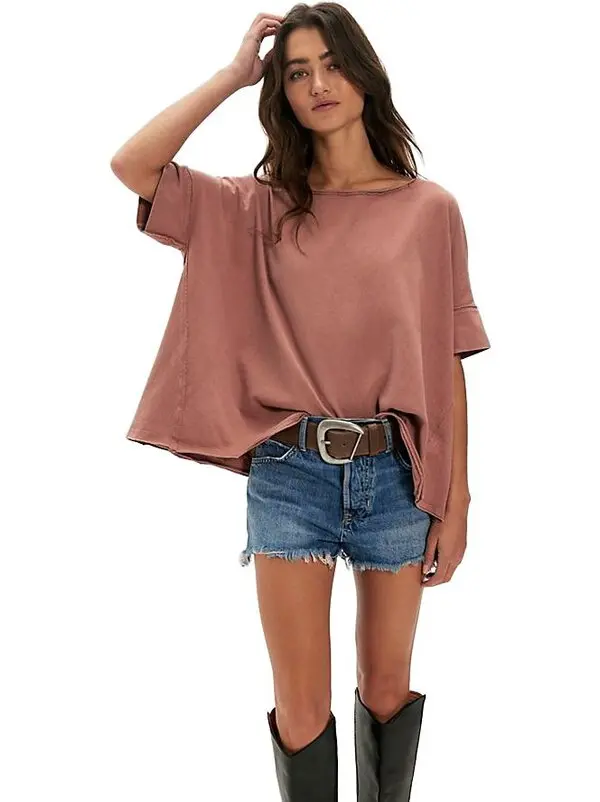 Free People We The Free Rex Oversized Tee - Canyon Sunset