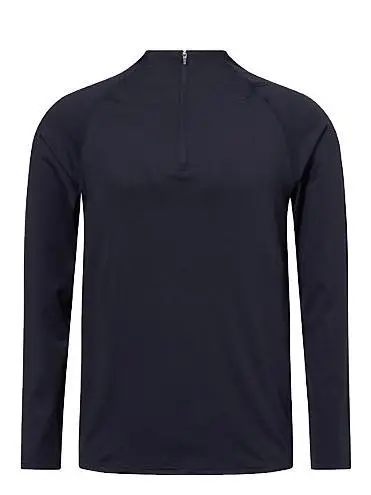 CONDITION Core Quarter Zip Stretch-woven Top - Navy
