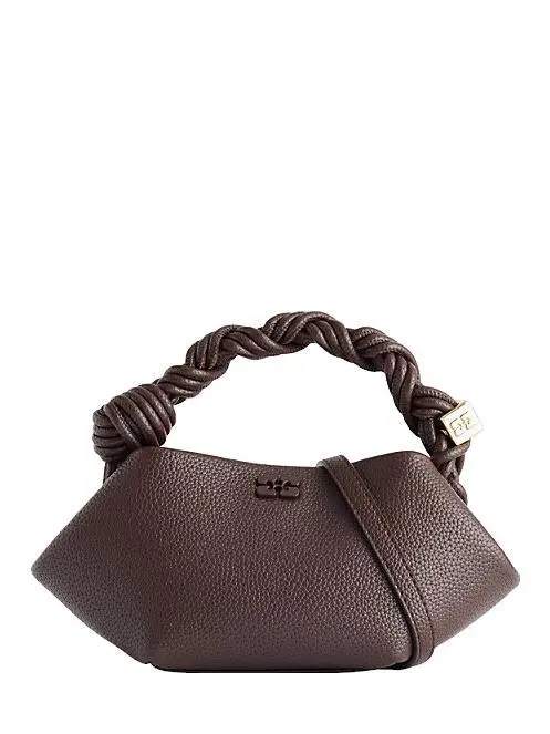 GANNI Bou Mini Top-handle Bag - Chicory Coffee