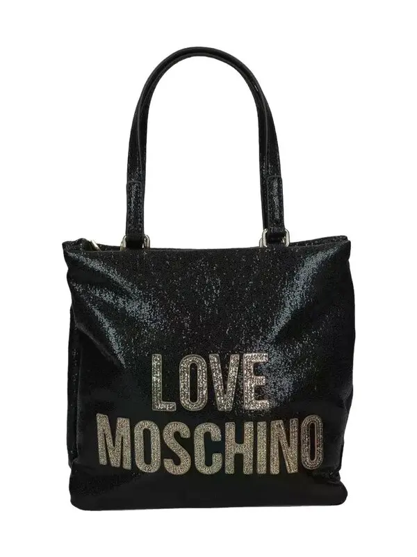 Moschino Logo-lettering Tote Bag - Black