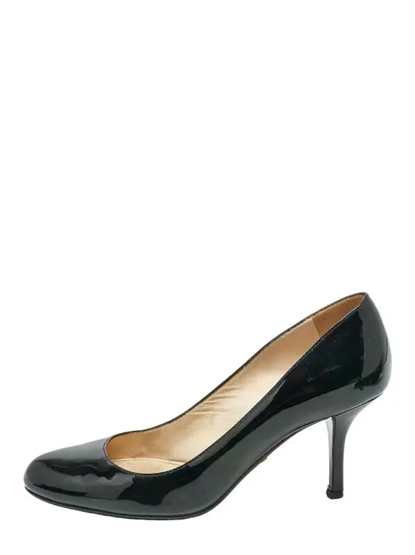 Prada Patent Leather Stiletto Pumps - Black