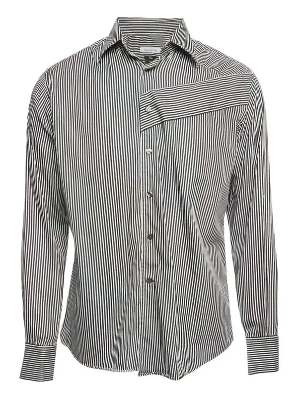 Versace Pinstripe Shirt - White