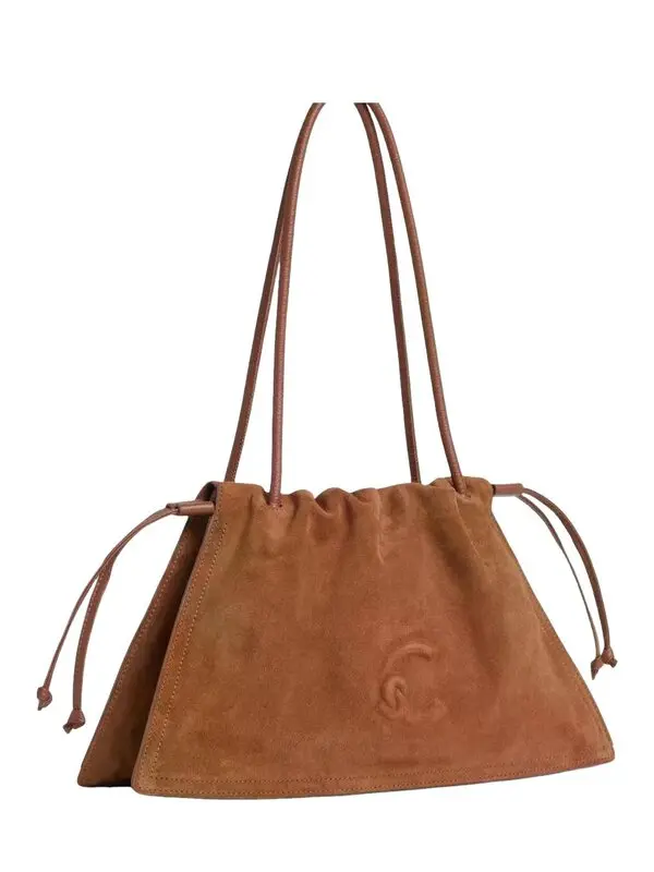 COCCINELLE Logo-embossed Shoulder Bag - Brown