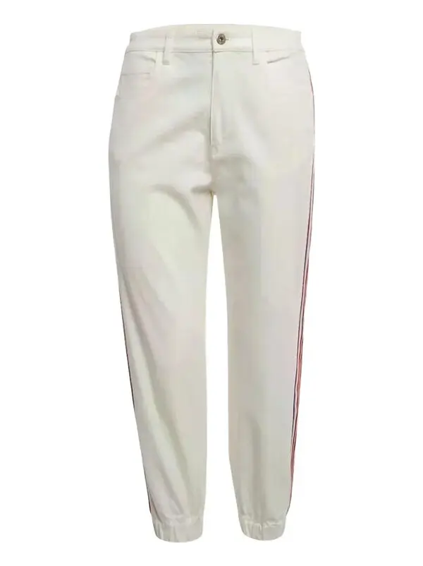 Miu Miu Striped Jeans - Neutrals