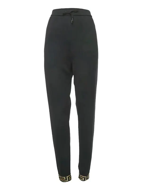 Versace Drawstring Trousers - Black