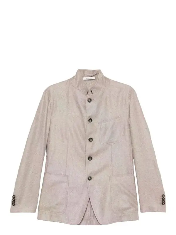 Tagliatore Button-up Jacket - Neutrals