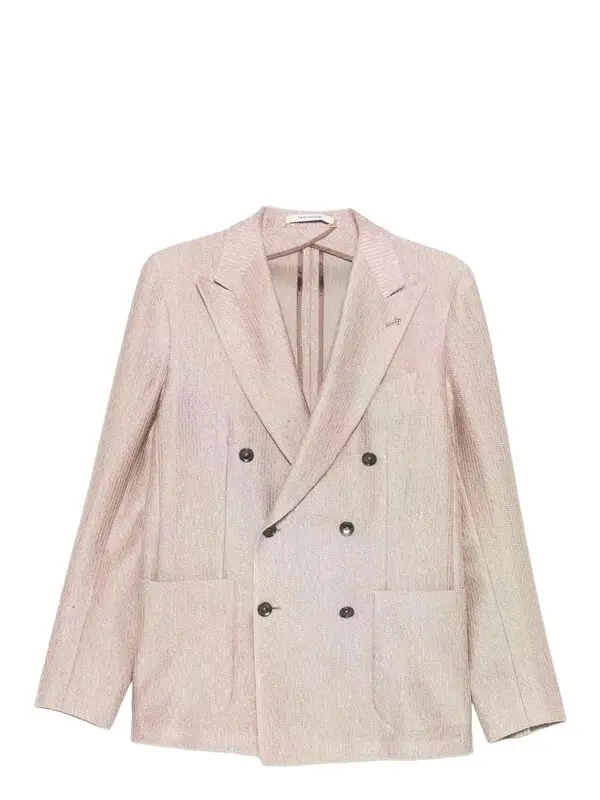 Tagliatore Double-breasted Blazer - Pink