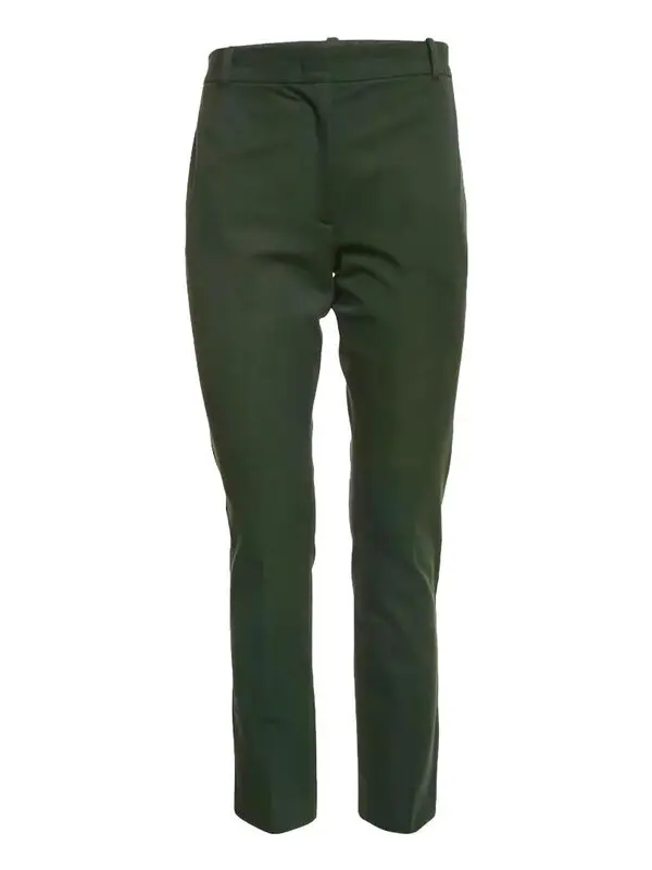 JOSEPH Straight Trousers - Green