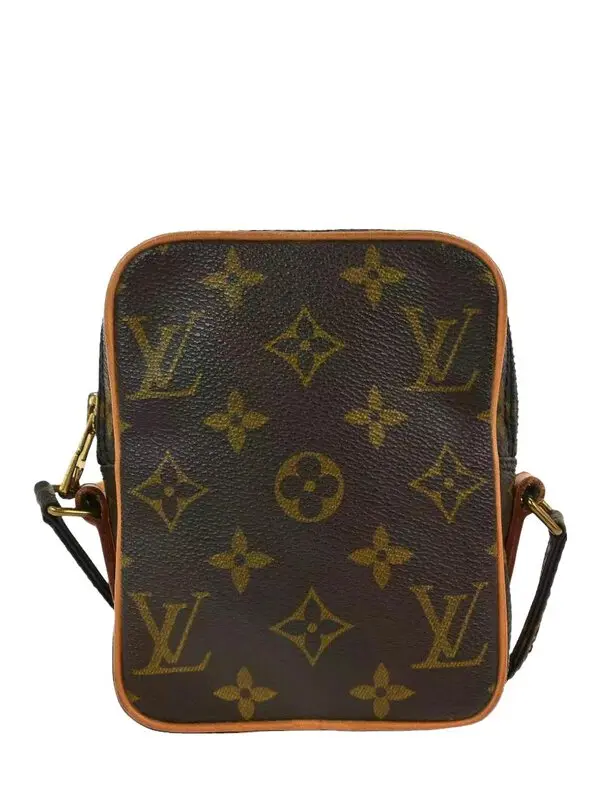 LOUIS VUITTON 1988 Monogram Mini Danube Shoulder Bag - Brown