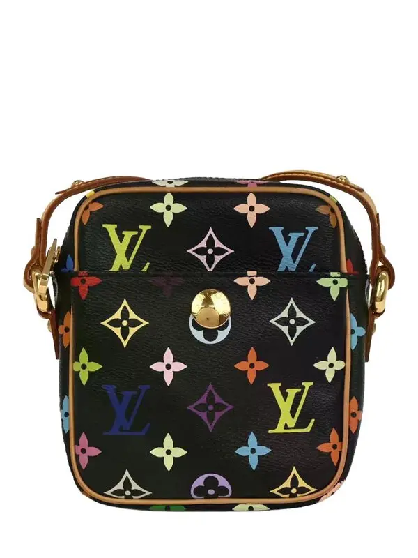 LOUIS VUITTON 2005 Monogram Multicolor Shoulder Bag - Black