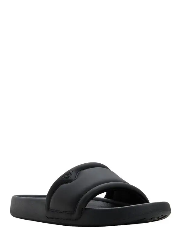 Roxy Slide Sandal - Black