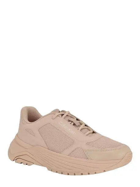 Calvin Klein Amyra Lace Up Sneakers - Light Pink